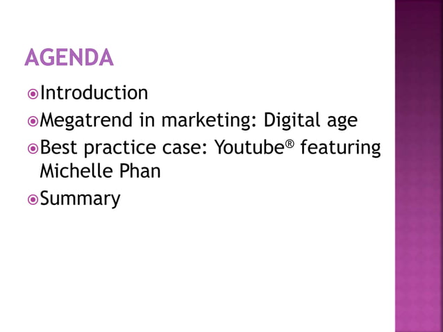 Megatrend in marketing | PPT