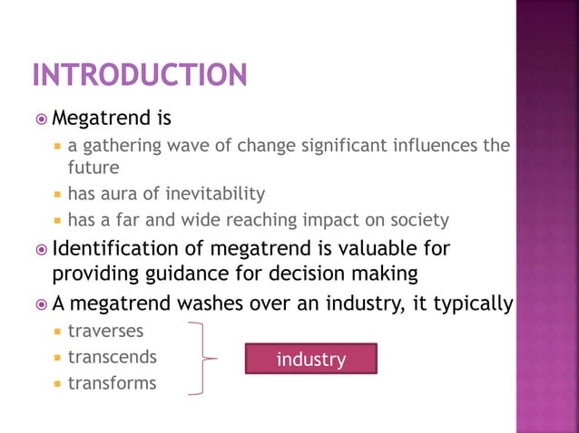 Megatrend in marketing | PPT