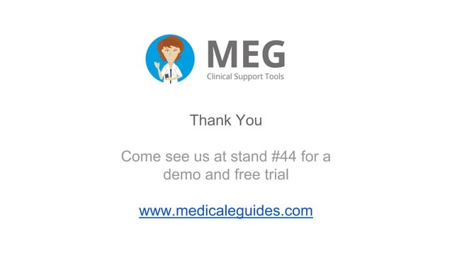 MEG Hand Hygiene Audit System - National Healthcare Conference 2015 | PPT
