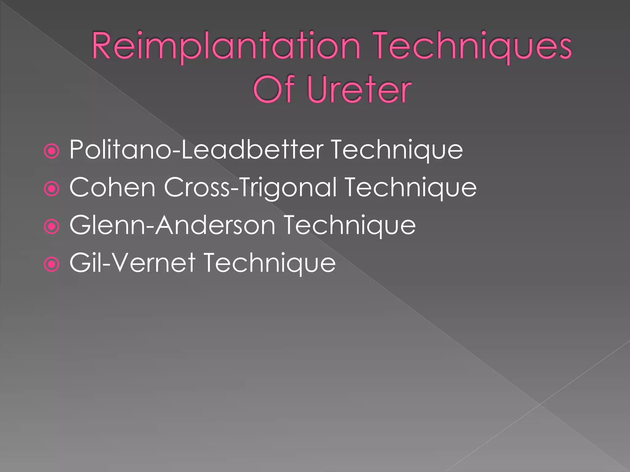Megaureter ppt. Types, pathophysiology, evaluation and management. | PPTX