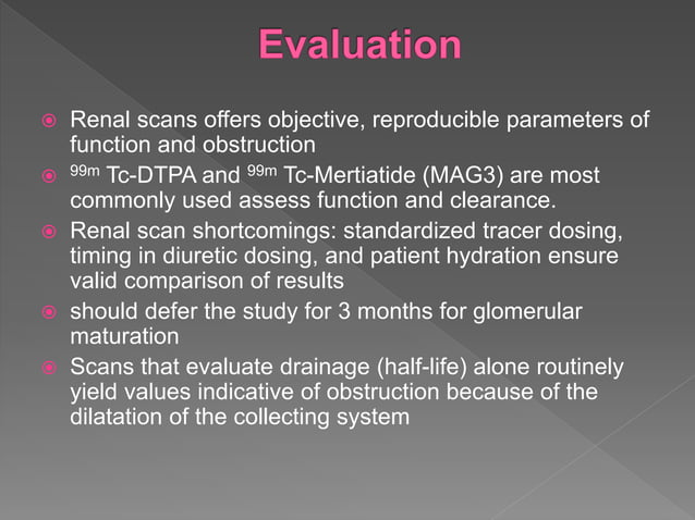 Megaureter ppt. Types, pathophysiology, evaluation and management ...