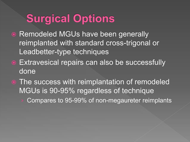 Megaureter ppt. Types, pathophysiology, evaluation and management ...