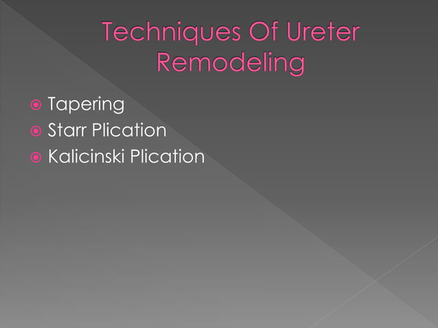Megaureter ppt. Types, pathophysiology, evaluation and management ...