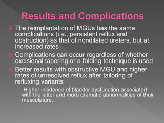 Megaureter ppt. Types, pathophysiology, evaluation and management ...