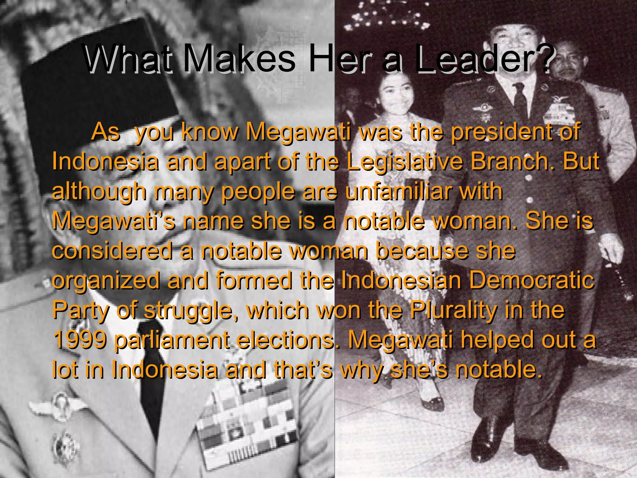 Megawati Soekarno Putri | PPT