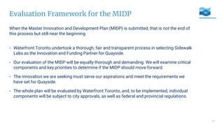 Sidewalk Toronto Quayside Smart City Update Presentation - Meg Davis at ...