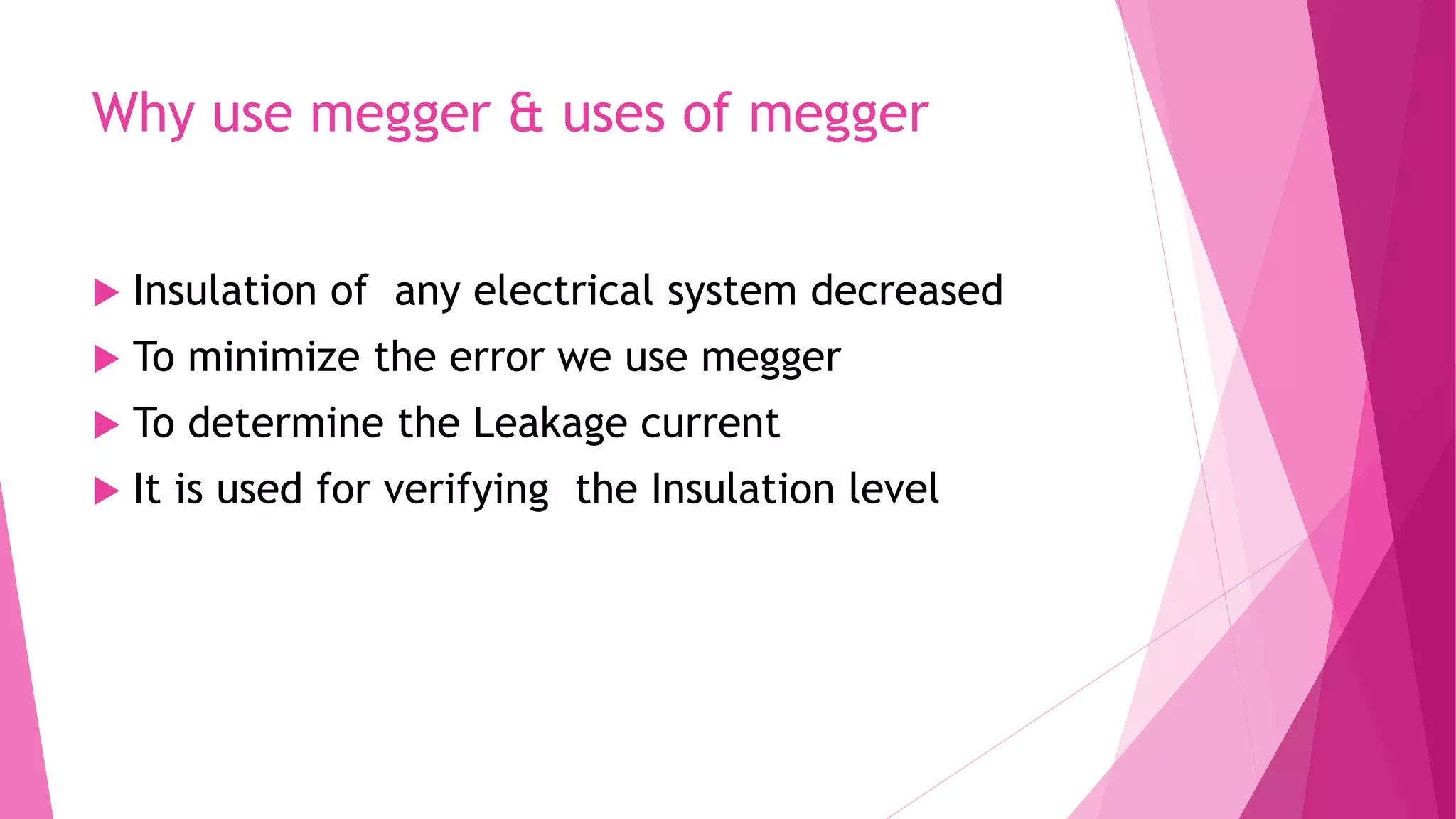 Megger | PPTX