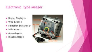 Megger | PPTX | Radio Control | Hobbies & Interests