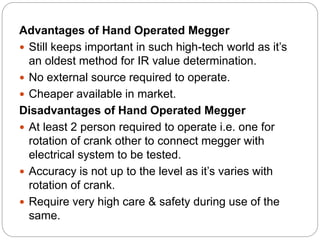 megger.pptx | Physics | Science