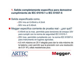 Megger medición de resistencia de pat 1 - Gama DET3 DET4 | PDF