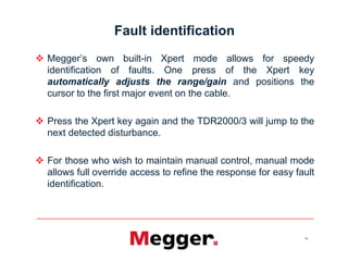 Megger TDR | PPTX
