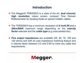 Megger TDR | PPT