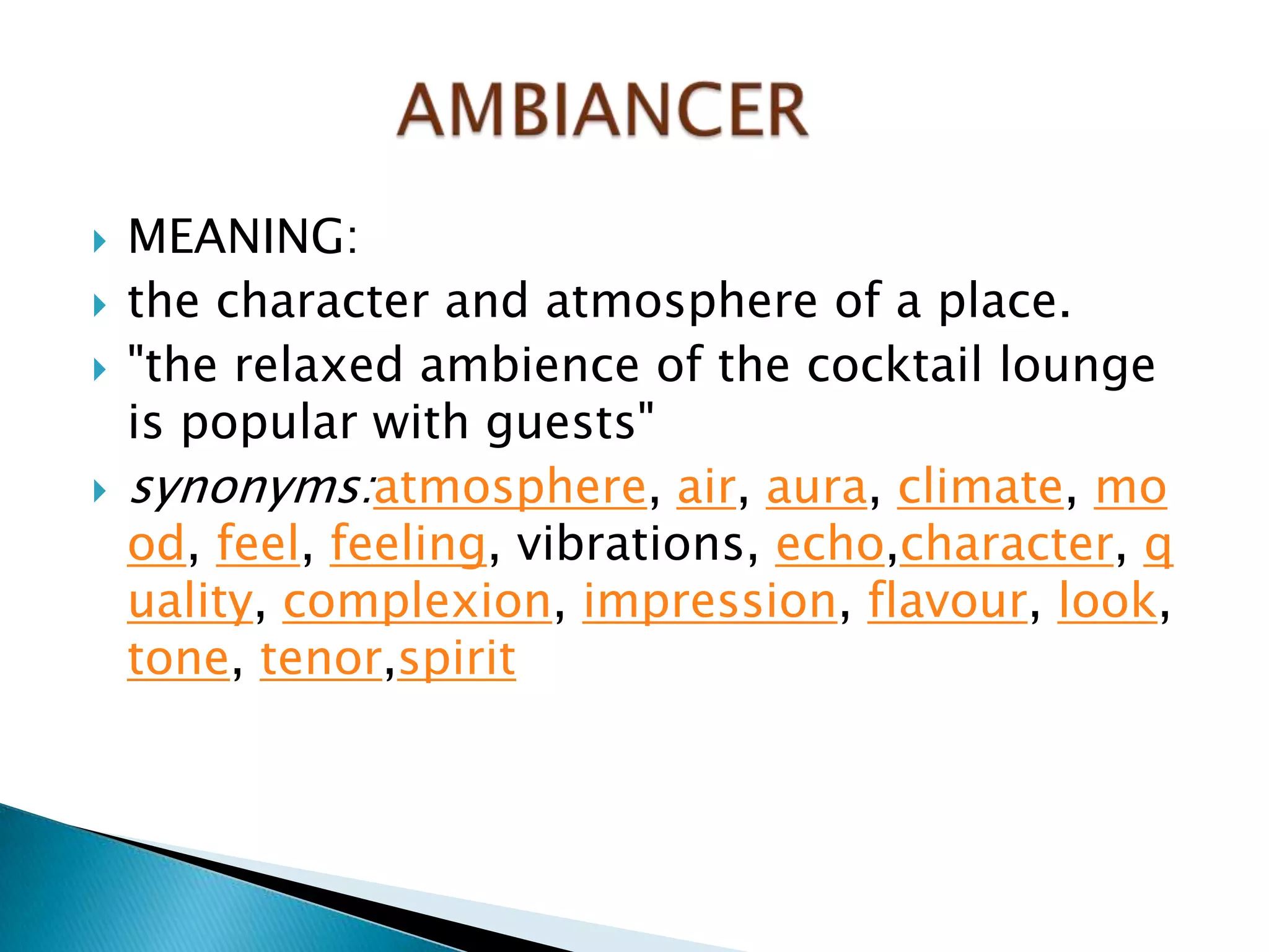 ambiancer | PPTX