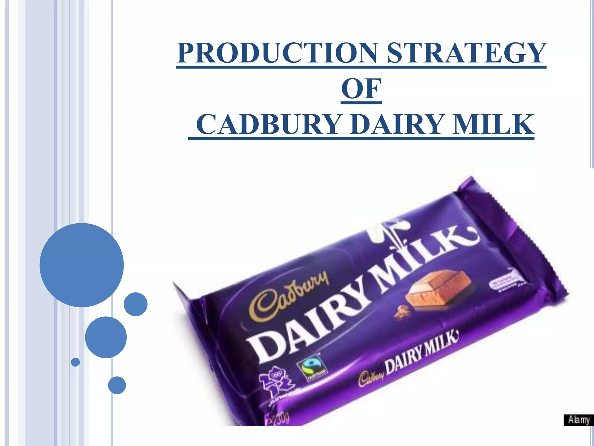 production strategy Of cadbury | PPTX
