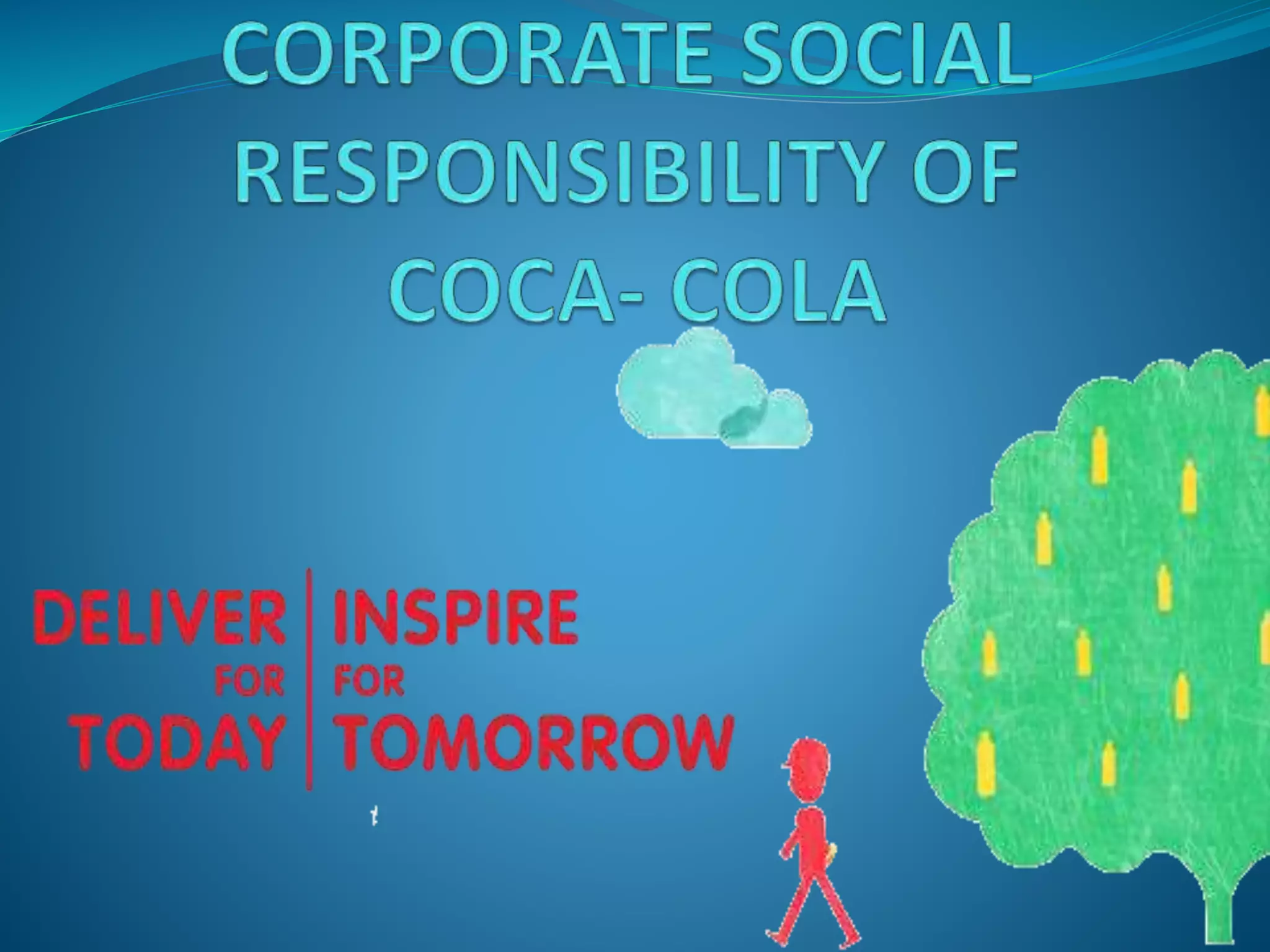 Corporate social responsibility of coca cola | PPTX | Business ...