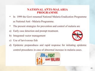 National health programs on communicable diseases | PPTX