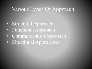 Structural Approach and Functional Approach | PPTX