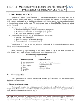 JNTUH - Megha Operating system Unit3.pdf