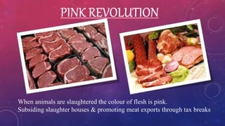 revolutions in live stock sector | PPTX