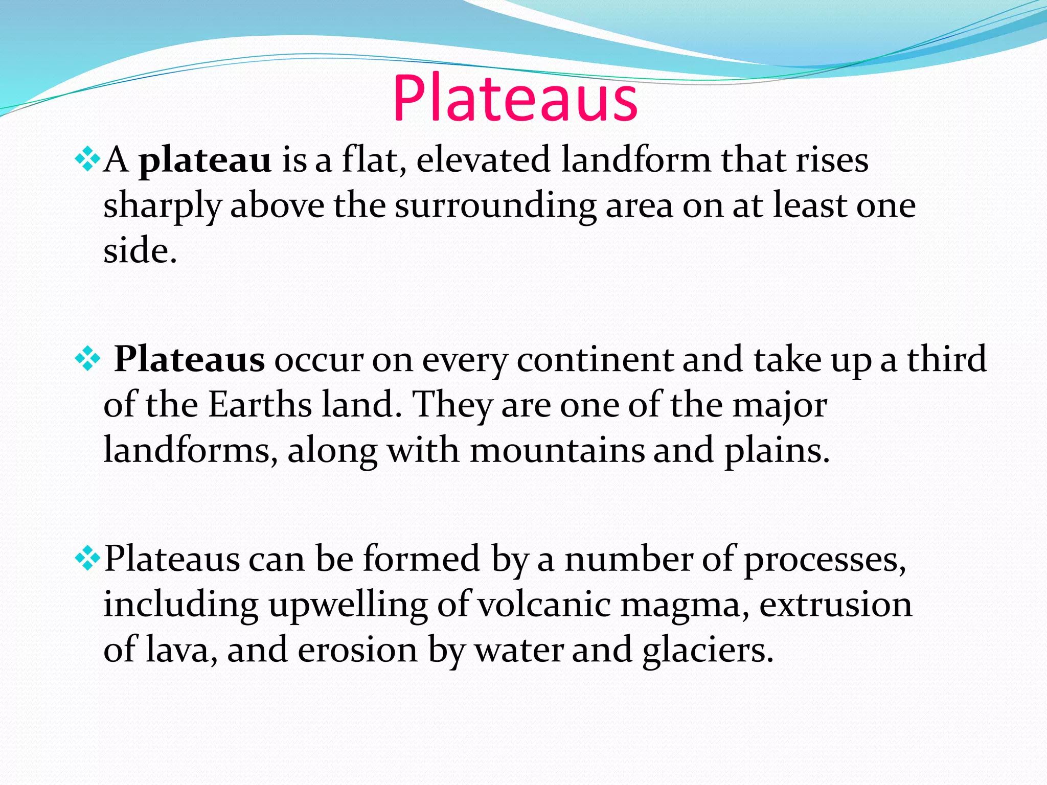 Major Relief Features Of the Earth | PPTX | Geography | Science