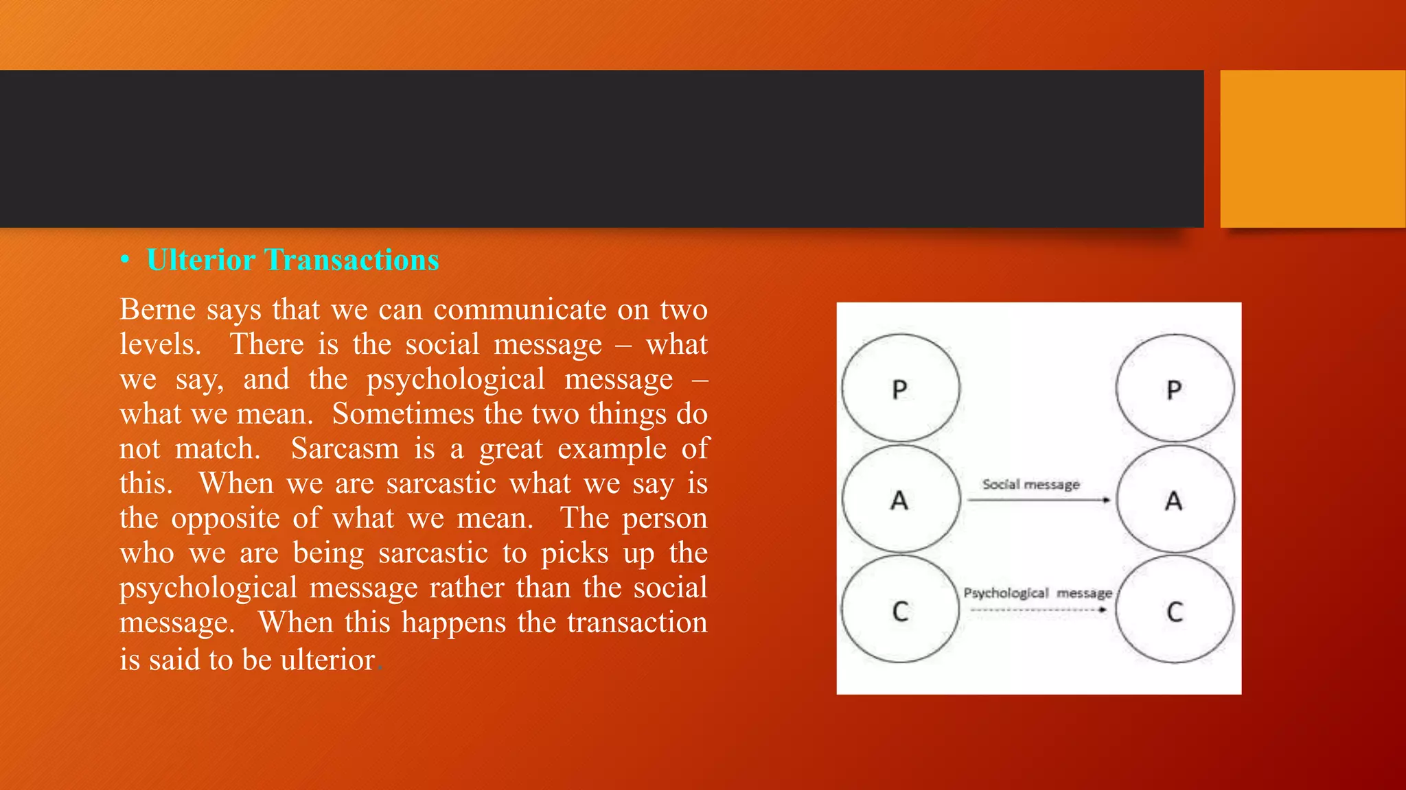 Transactional Analysis | PPT