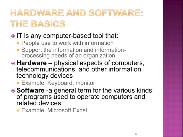 hardware & software | PPTX