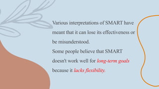 smart goal for the successful learning by students | PPTX
