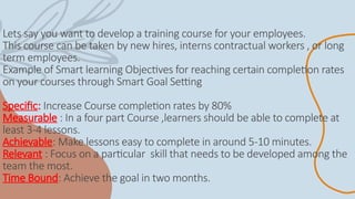 smart goal for the successful learning by students | PPTX