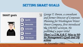 smart goal for the successful learning by students | PPTX
