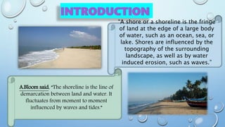 CLASSIFICATION OF SHORELINES IN INDIA | PPTX