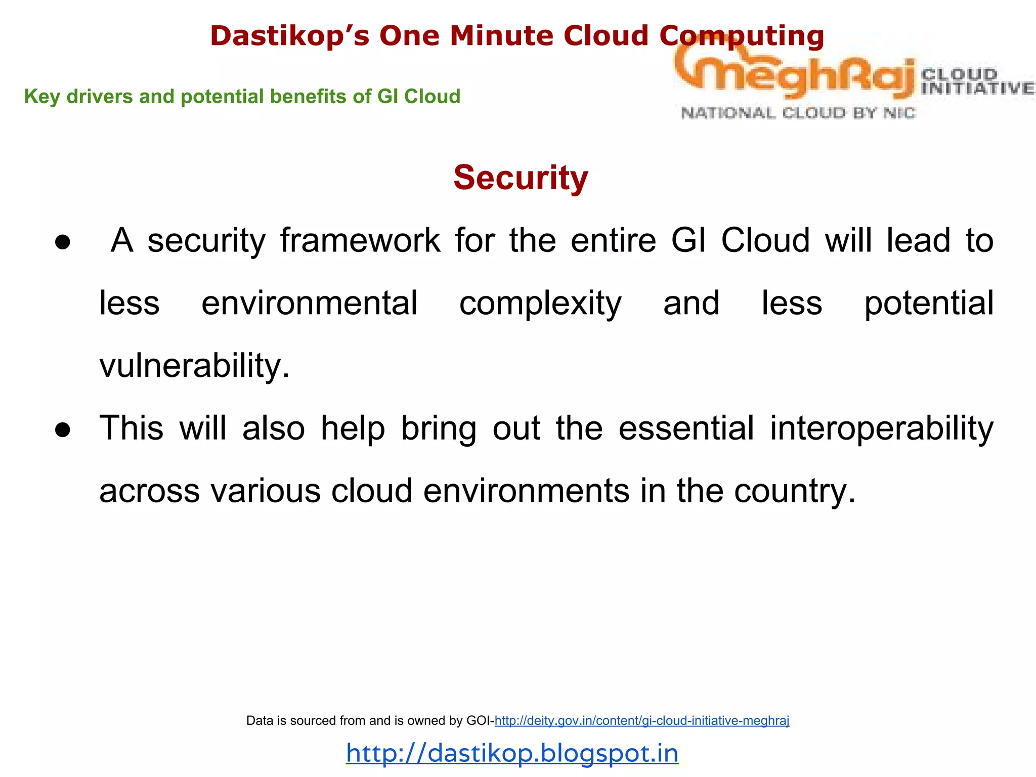 Meghraj - Government of India Cloud | PDF