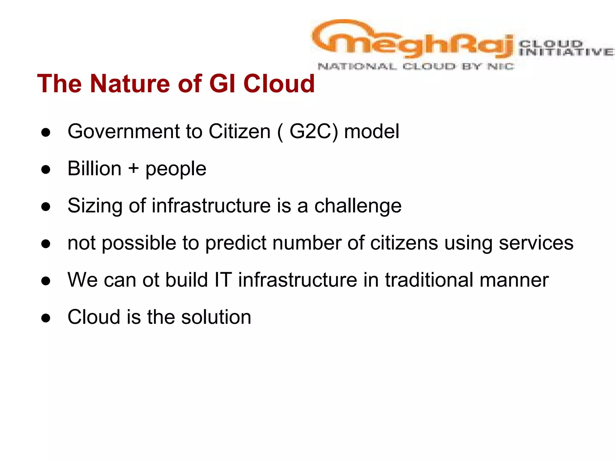 Meghraj - Government of India Cloud | PDF