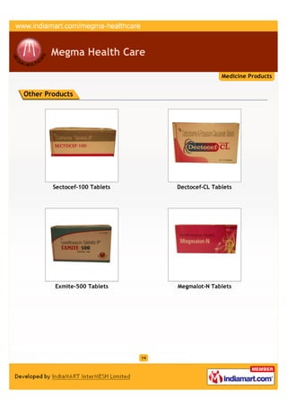 Megma Health Care, Chandigarh, Medicine Products | PDF