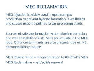 MEG Reclaiming Process Technology Review.pptx