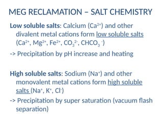 MEG Reclaiming Process Technology Review.pptx