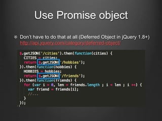 How to Prevent Callback Hell | PPT