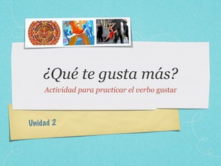 Me gusta (actividad) | PDF
