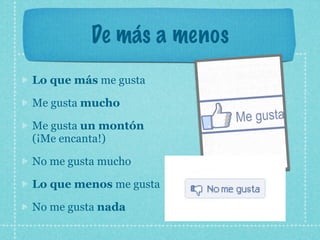 Me gusta (actividad) | PDF