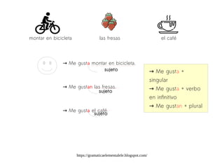 Verbo "gustar" y similares | PDF