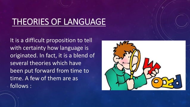 Nature of Language ppt | PPTX