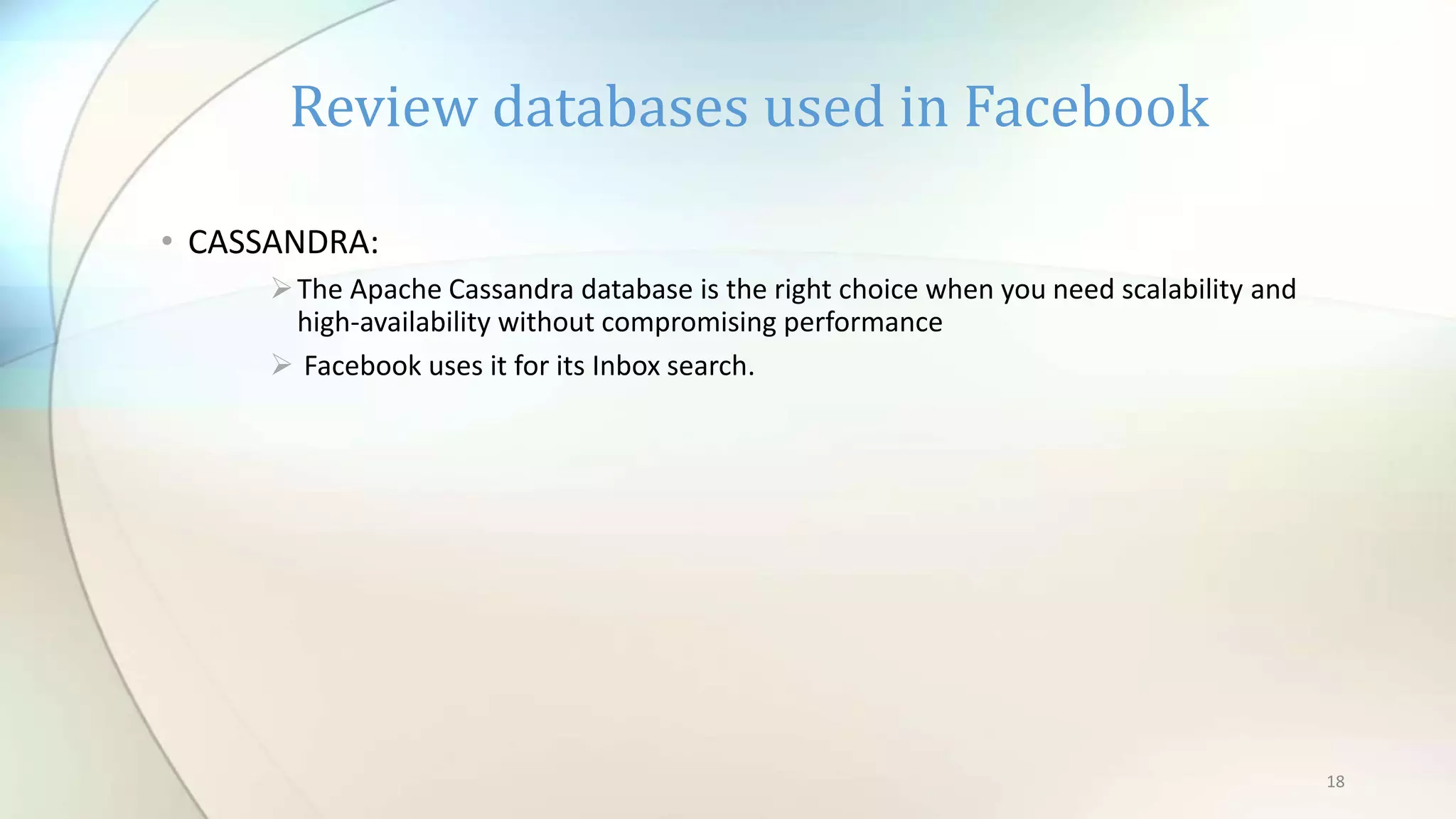 high performance databases | PPT
