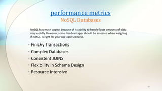 high performance databases | PPT