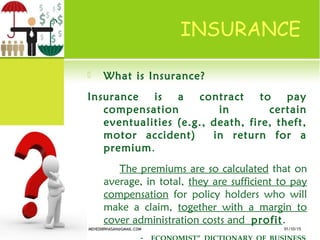 Principle of Insurance | PPT