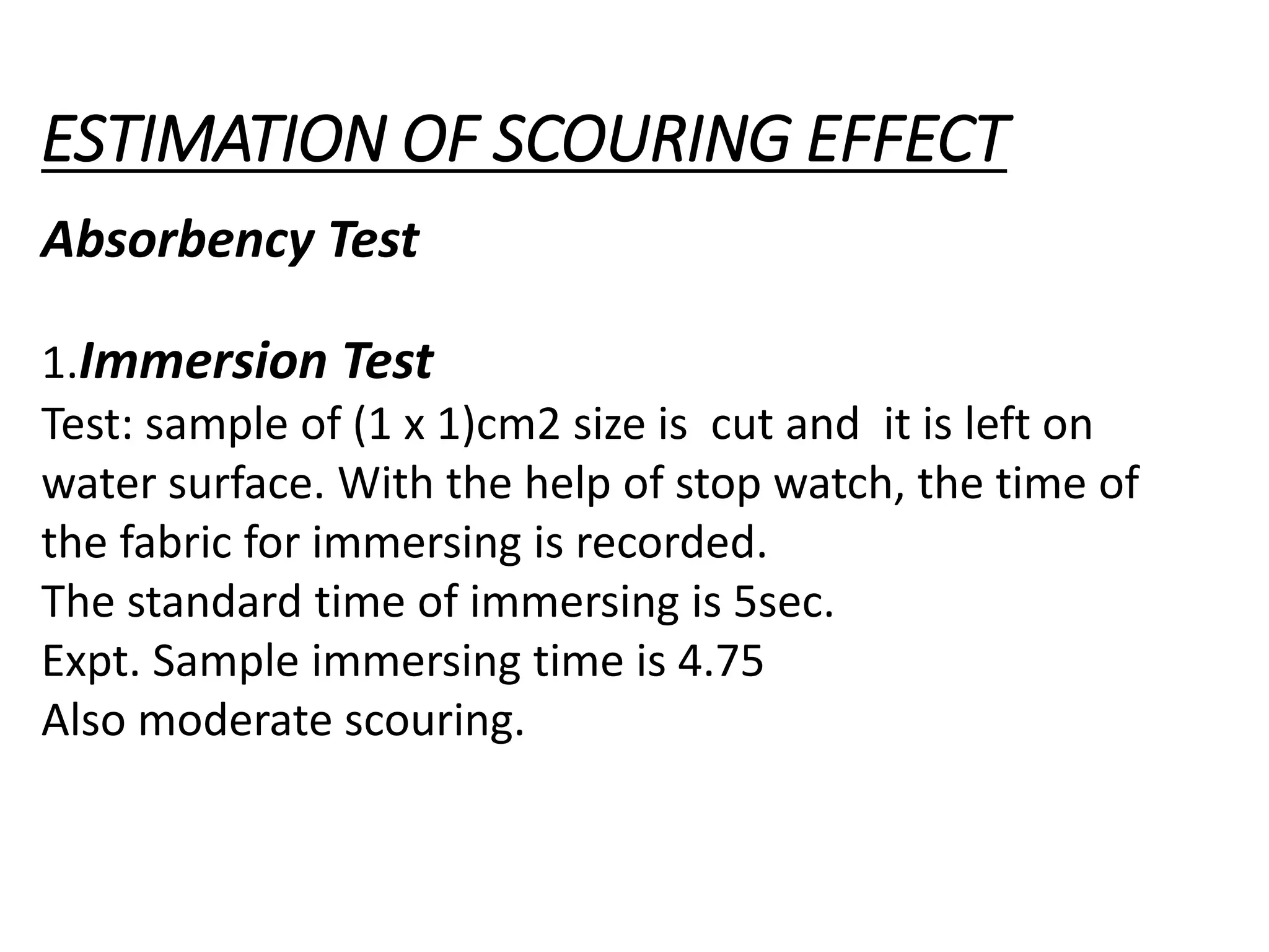 Estimation of Scouring | PPT