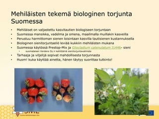 Mehiläiset omenan tautien torjujina | PPTX