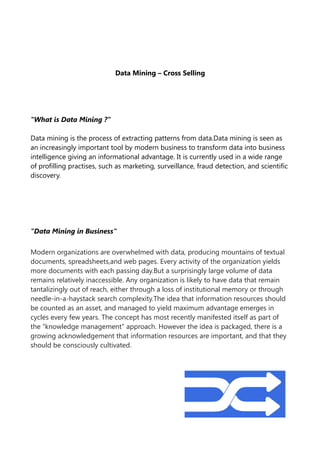 Data Mining / Cross-Selling | PDF
