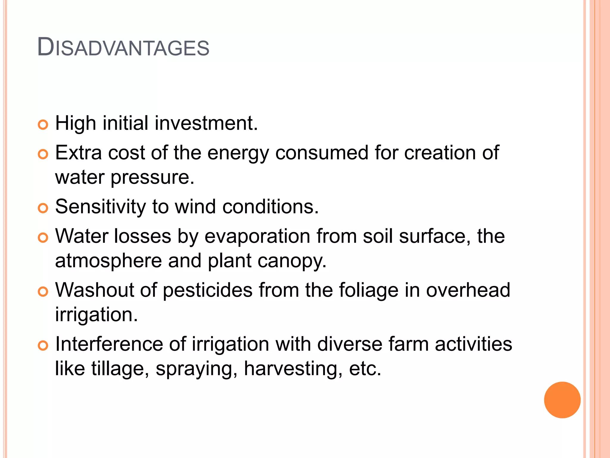 sprinkler irrigation system | PPTX