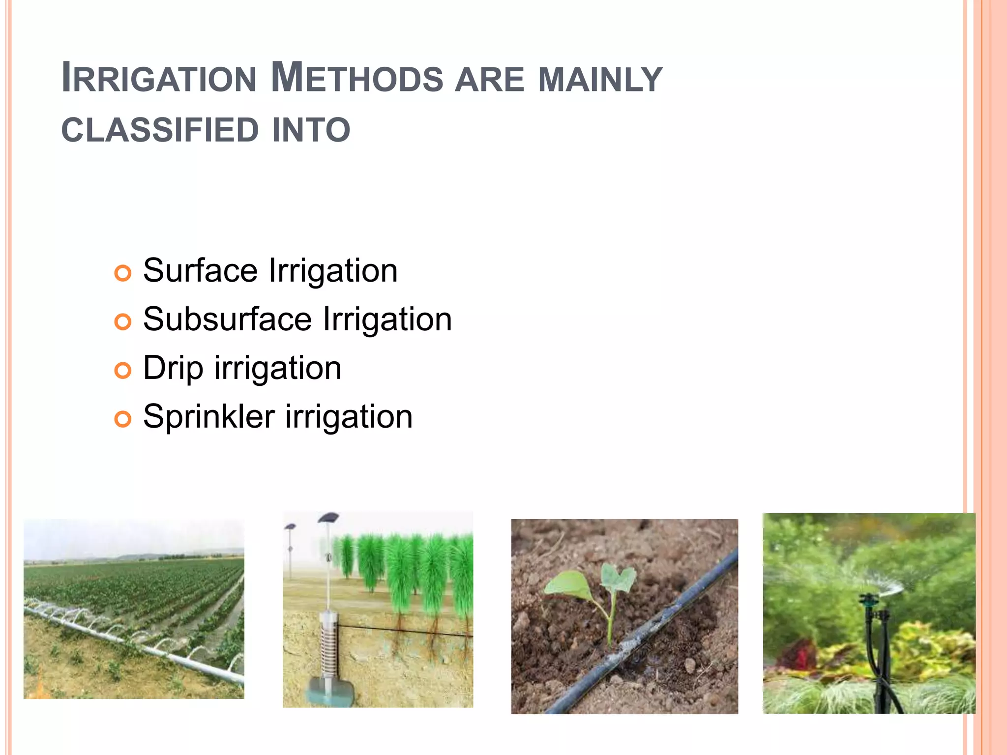 sprinkler irrigation system | PPTX