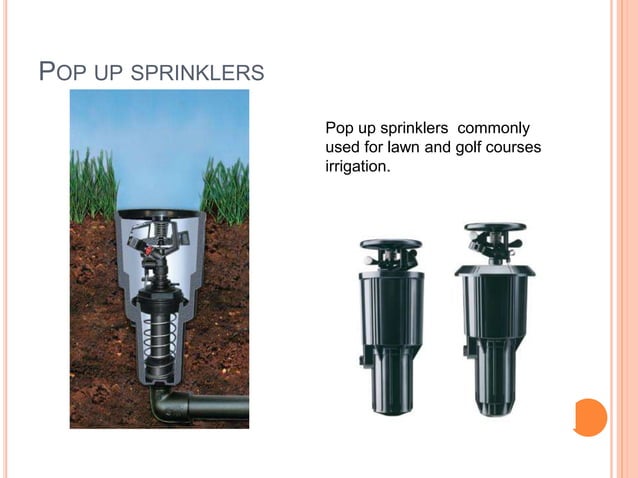 sprinkler irrigation system | PPTX