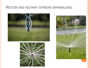 sprinkler irrigation system | PPTX
